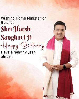 Harsh Ramesh Sanghvi Birthday Poster And Hd Images Download